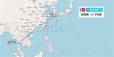 FD736 Flight Status Thai AirAsia Bangkok To Fukuoka AIQ736