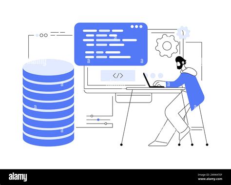 Big Data Programming Abstract Concept Vector Illustration Stock Vector