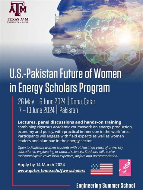 Fully Funded Two Week Trip At Texas Aandm University Qatar Specifically For Pakistani Girls