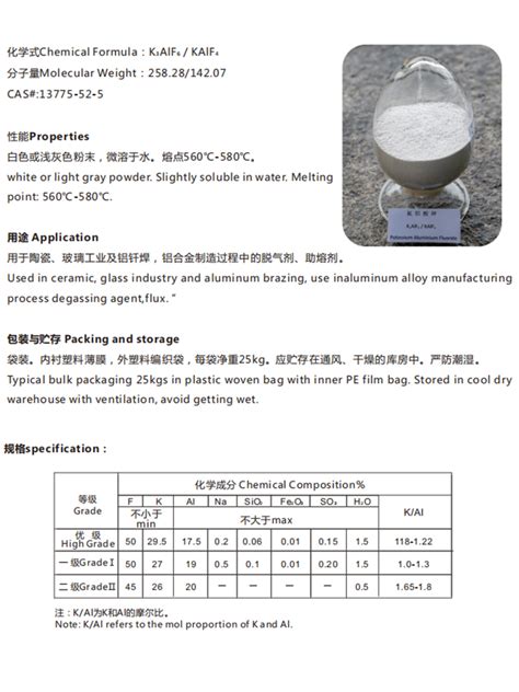 氟 铝 酸 钾 一站式无机盐集采交易平台
