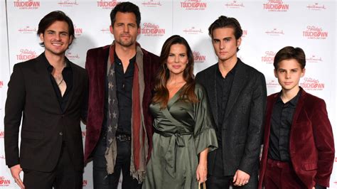 Meet Hallmark Hunk Kristoffer Polahas Sons Caleb Micah And Jude