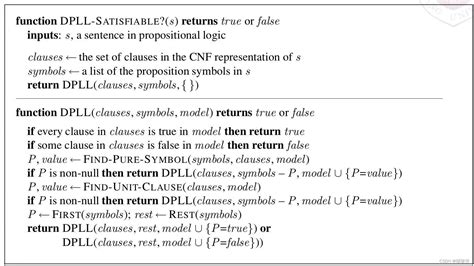 Sat问题解决：dpll与walksat算法详解 Csdn博客