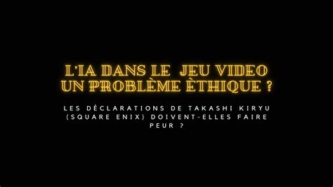 Décryptage Takashi Kiryu Pdg De Square Enix Veut Inclure Activement
