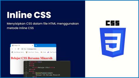 Belajar CSS 02 Inline CSS Minarsih TECH