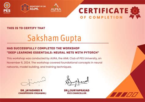 Saksham Gupta On Linkedin Deeplearning Ai Machinelearning Pytorch