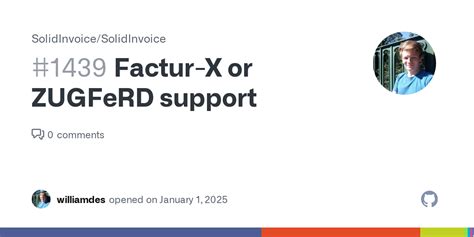 Factur X Or ZUGFeRD Support Issue 1439 SolidInvoice SolidInvoice