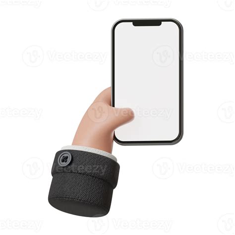Hand Holding Smartphone 3d Icon 59942225 Png