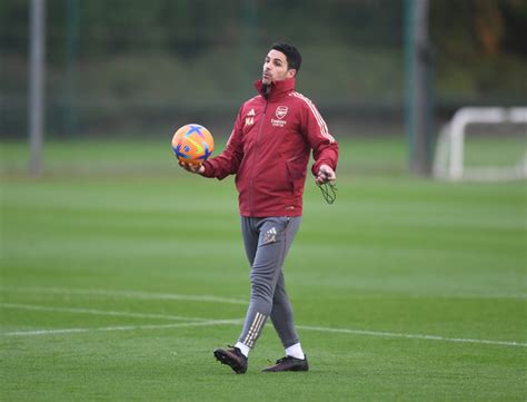 Four Arsenal Academy Stars Spotted In First Team Training Ahead Of West