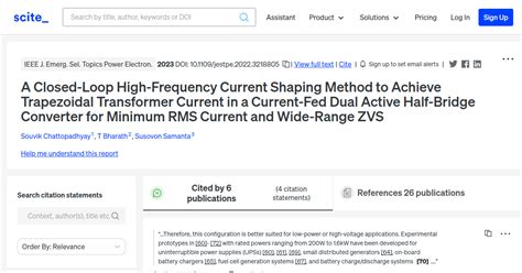 A Closed Loop High Frequency Current Shaping Method To Achieve