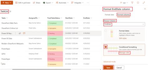 SharePoint Column Formatting Examples Enjoy SharePoint