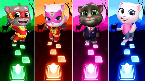 Heroes Tom Angela Hank Talking Tom Taking Angela Tiles Hop Edm