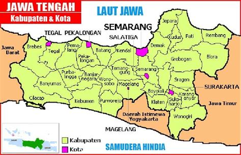 Peta Jawa Tengah Lengkap Dengan Nama Kabupaten Dan Kota Tarunas IMAGESEE