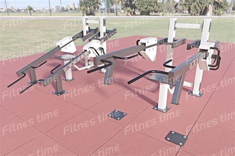 Уличный тренажёр "Приседания/Шраги" серии "Атлас" - Fitnestime