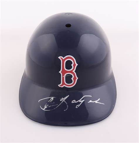 Carl Yastrzemski Signed Red Sox Full Size Batting Helmet Schwartz