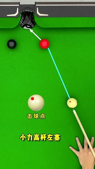 新手打台球必学的加塞走位技巧台球 台球技巧 台球教学 靓仔台球 Shorts Youtube