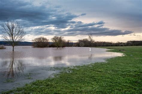 Flooding At The Campsite In Kelbra Stock Image Image Of Shock Dinghy