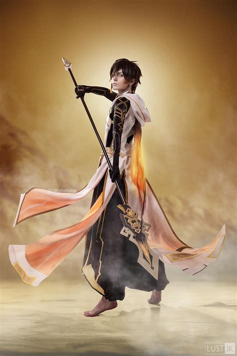 Feel Polearm Power 🔶 👹 Zhongli And Xiao Cosplay Genshin Impact By Us