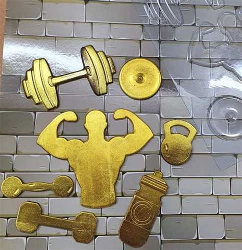 תבנית יציקה לשוקולד חדר כושר תבניות פלסטיק לשוקולד