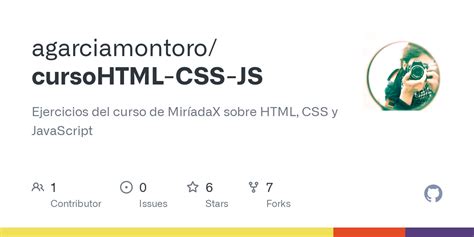 Github Agarciamontorocursohtml Css Js Ejercicios Del Curso De Miríadax Sobre Html Css Y