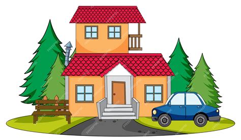 Different Parts Of The House Clipart Outline