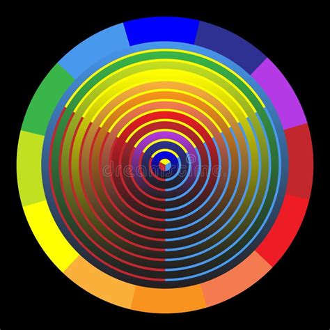 Farbenrad Vektor Abbildung Illustration Von Helligkeit 17672566