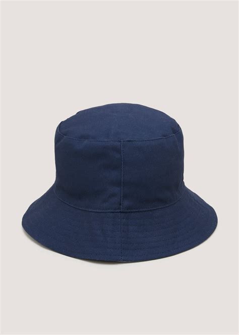 Navy Reversible Bucket Hat Matalan