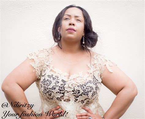 Plus Size Gold Lace And Stretch Dress Ndiritzy