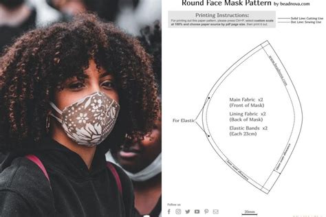 Printable 3d Face Mask Patterns Olson And Pleated And Sewing Guide Pdf