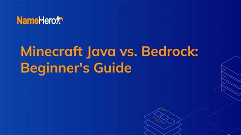 Minecraft Java Vs Bedrock Beginners Guide
