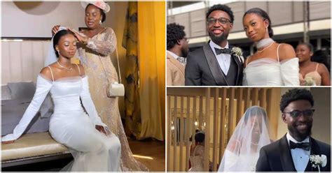 Ghanaian Bride Looks Magnificent As She Recreates Meghan Markles