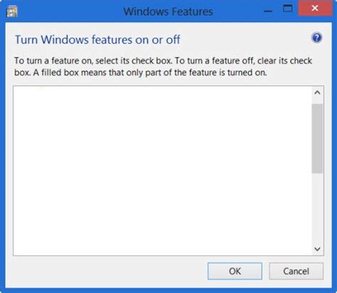 Fixed Turn Windows Features On Or Off Black On Windows 7 8 10