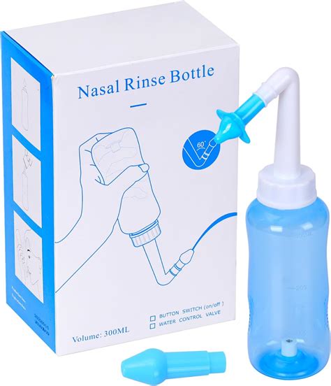 Medi Grade Sinus Rinse Bottle 500ml With 30 Sinus Rinse Packets Complete Nasal