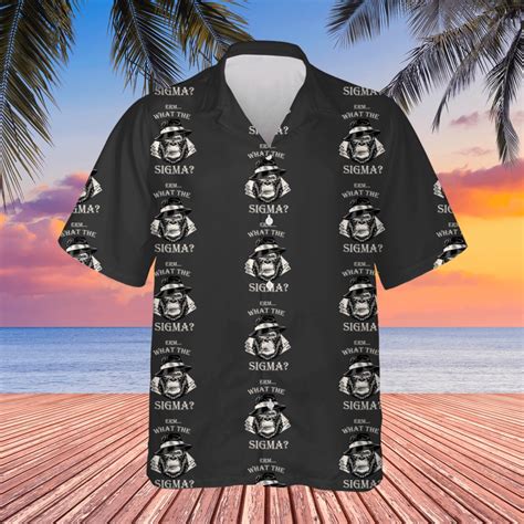 Funny Erm What The Sigma Ironic Meme Brainrot Quote T Hawaiians Sold