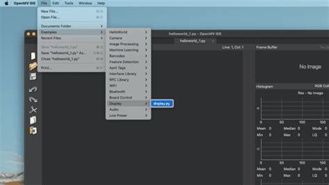 Choose The Display Py Example