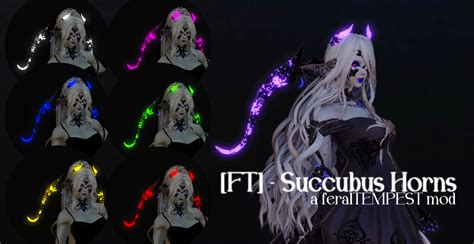 Ft Succubus Horns The Glamour Dresser Final Fantasy Xiv Mods