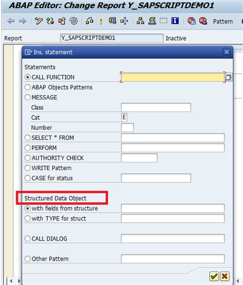 Radio Button Missing For Structured Data Object Sap Community