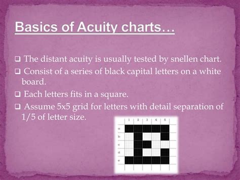 visual acuity visual acuity types and factors pptx