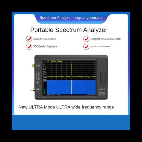 Tinysa Ultra 4 Inch Spectrum Analyzer Par Masters