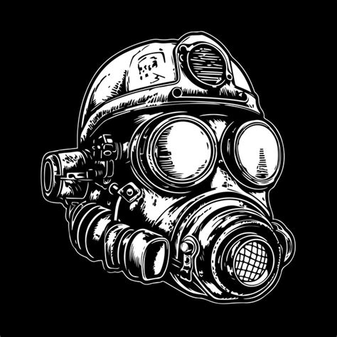 Homem De Capuz E óculos Cibernéticos Logotipo Vintage Conceito De Arte