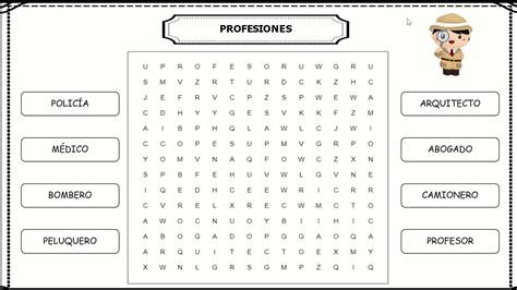 Sopa De Letras De Profesiones Para Imprimir Sopa De Letras Dificil Vrogue