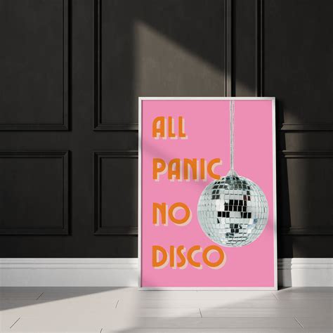 All Panic No Disco Maximalism Decor Typography Art Disco Cowgirl