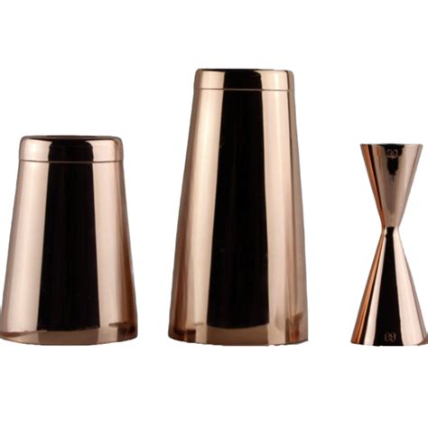 Cocktail Kit Boston Shaker And Maruchi Jigger Copper