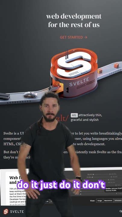 Just Pick One Programming Coding Vuejs React Svelte Blazor