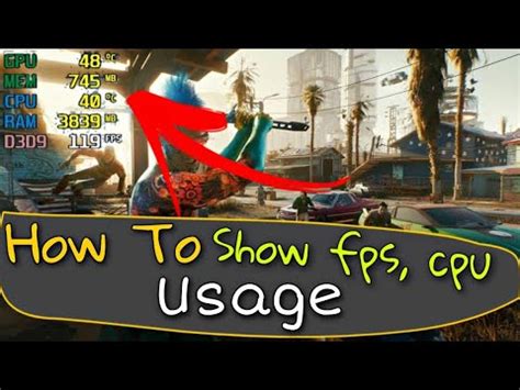 How To Display FPS GPU CPU Usage In Games YouTube