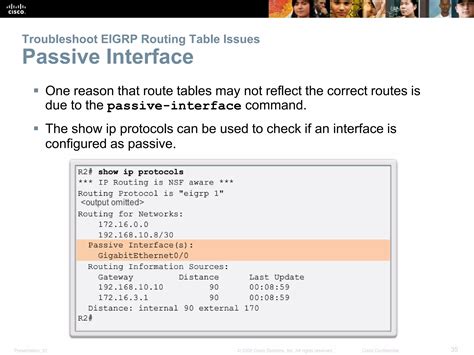 Ccnav5 S3 Chapter8 Eigrp Advanced Configurations And Troubleshooting Ppt