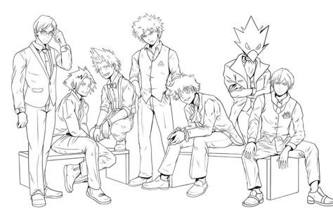 My Hero Academia Coloring Pages Images Free Printable Images And The