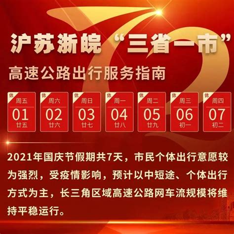 交通国庆长假将至请收下这份长三角高速公路出行指南 相关