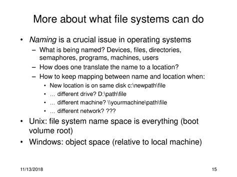 Cse Operating Systems Autumn Module File Systems Ppt