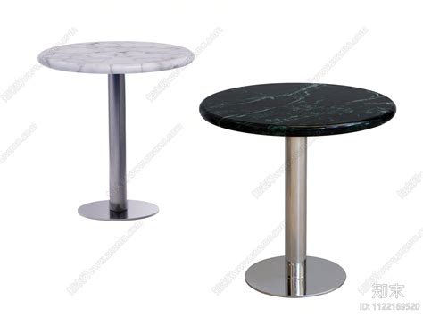 现代经典小圆桌su模型下载【id1122169520】知末su模型网