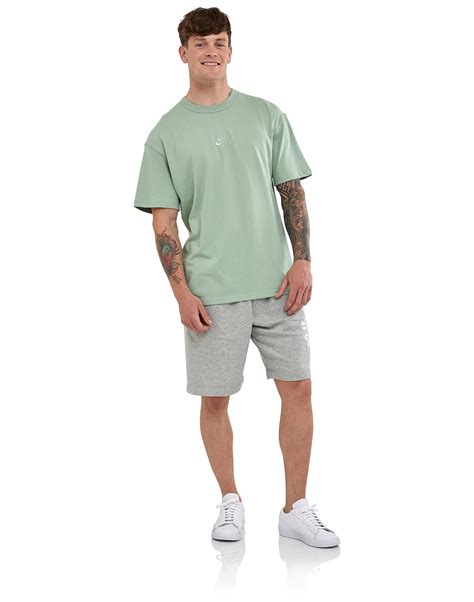 Nike Mens Premium Essentials T Shirt Green Life Style Sports Eu
